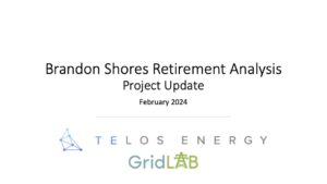Brandon Shores Retirement Analysis - GridLab